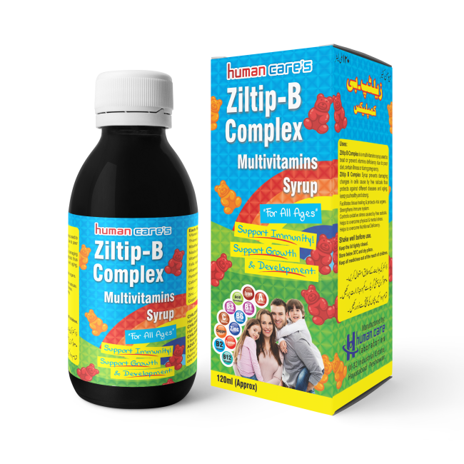 Ziltip-B Complex Multivitamins Syrup - Human Care Laboratories